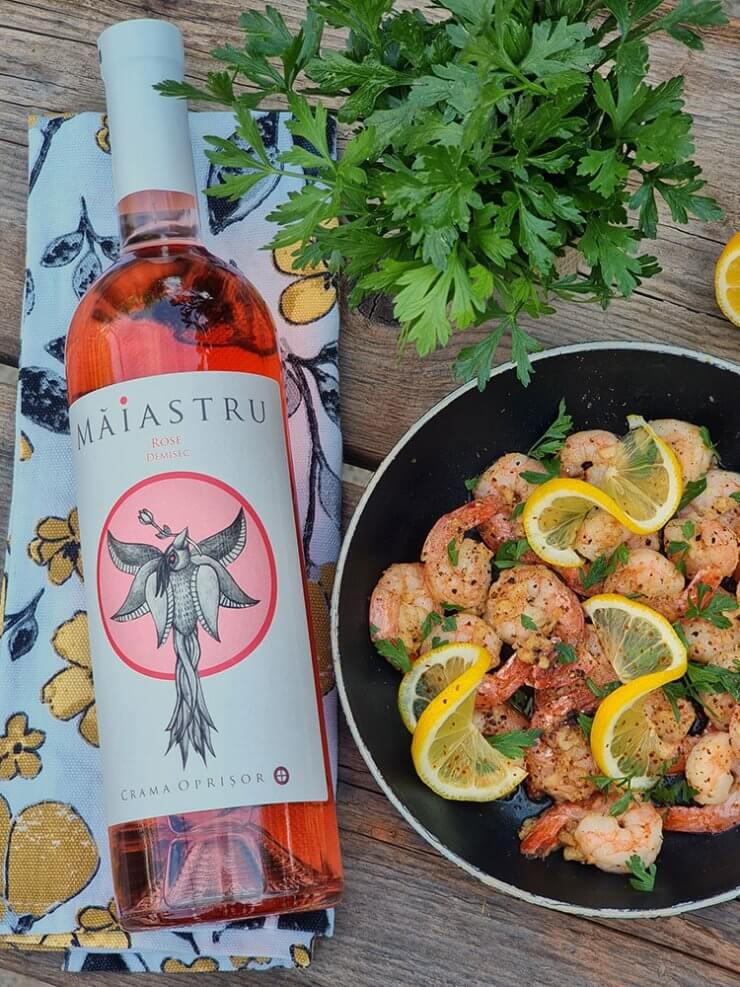 Creveti cu usturoi si patrunjel - Bucataresele Vesele