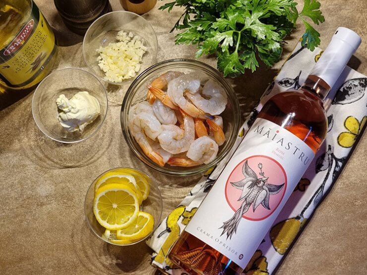 Creveti cu usturoi si patrunjel - Bucataresele Vesele